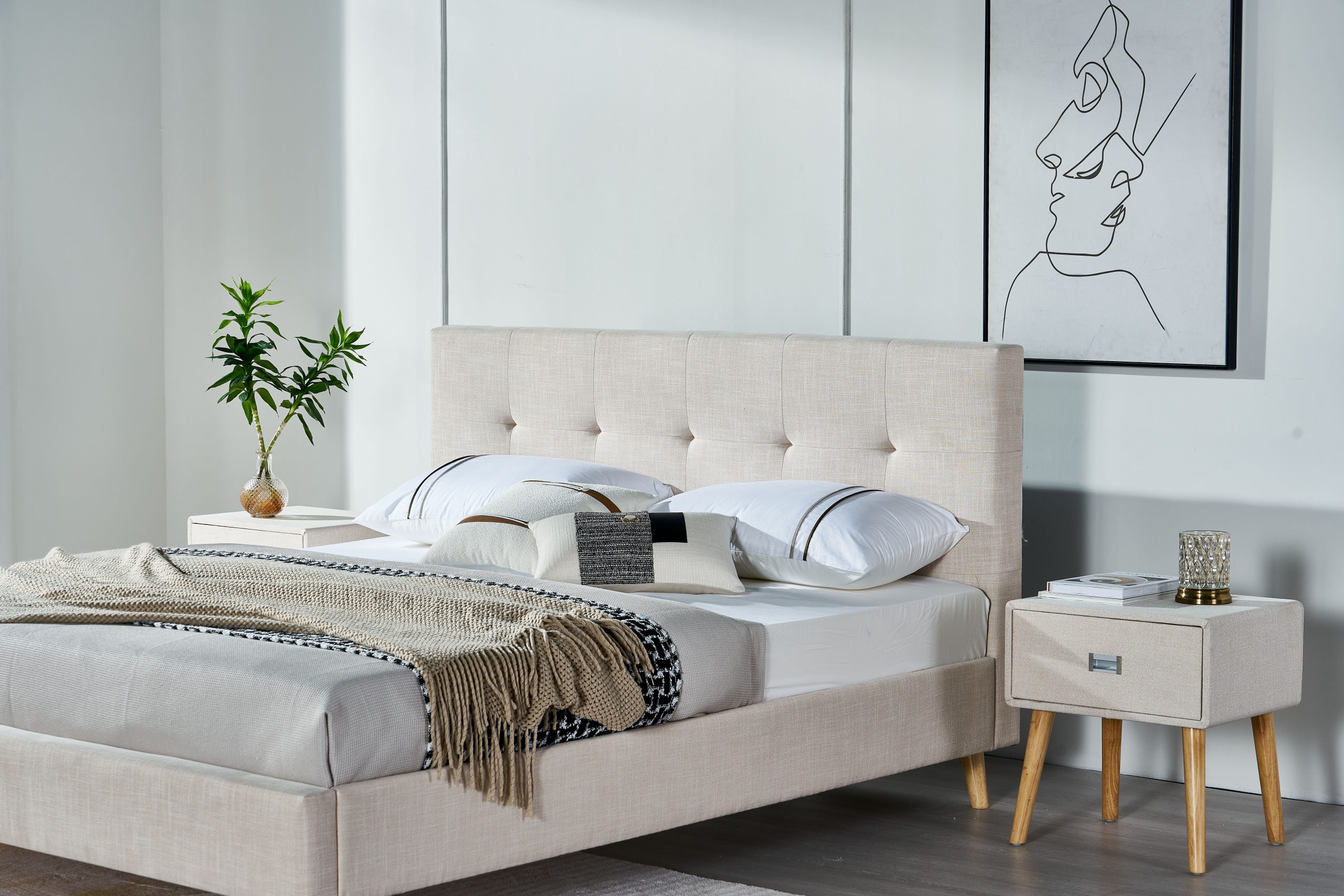 Lit modèle de base - noir Cassez les prix en ligne - le mobilier de ville
